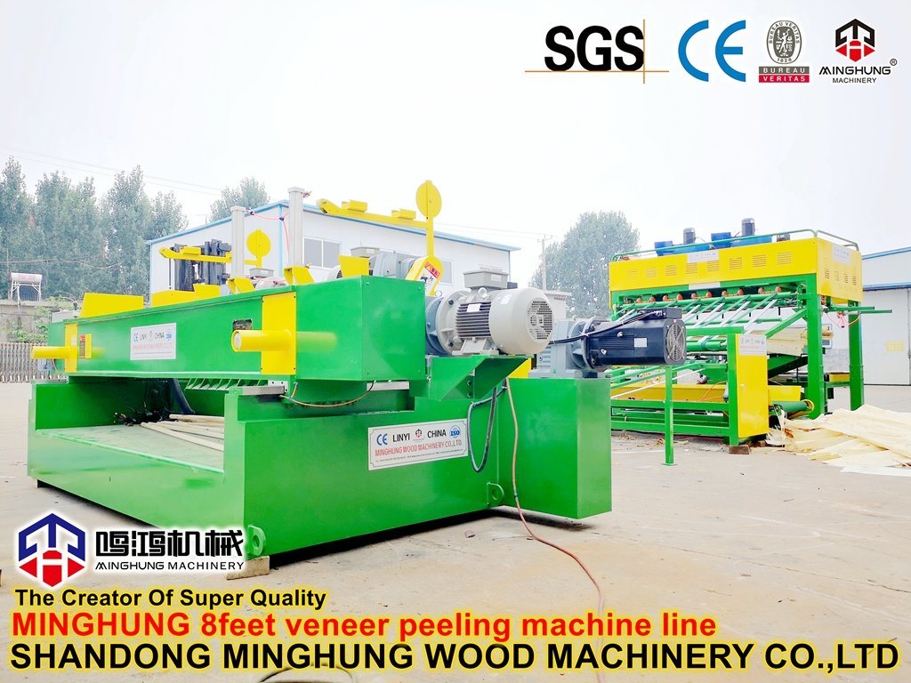 Wood Log Timber Machine for Plywood Veneer Machine - SHANDONG MINGHUNG ...