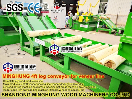 Timber Peeler Machine Wood Veneer Board Machine - SHANDONG MINGHUNG ...