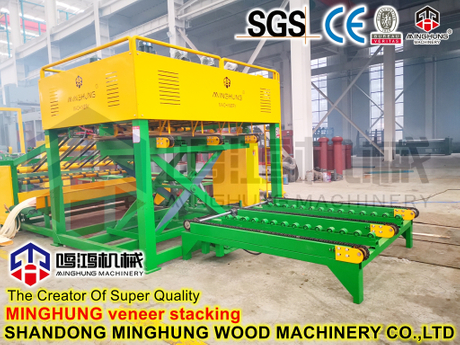 4*8feet plywood Veneer Stacker - SHANDONG MINGHUNG WOOD MACHINERY CO.,LTD