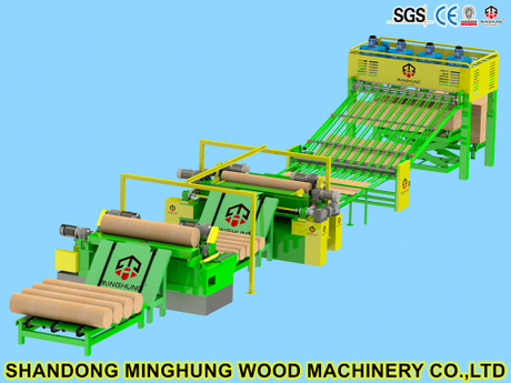 Woodworking Lathe Log Peeling Lathe for Wood Veneer - SHANDONG MINGHUNG ...