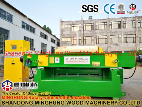 Spindleless Rotary Log Debarking Rounding Peeling Machine for Veneer ...