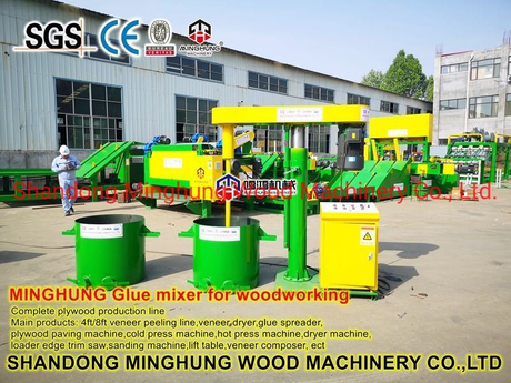 Plywood Glue Mixer for Glue Machine - SHANDONG MINGHUNG WOOD MACHINERY ...