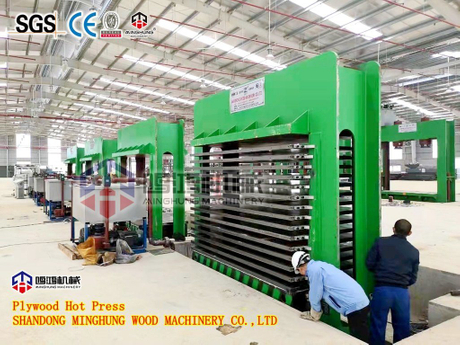 10layers Melamine Woodworking Plywood Lamination Machine - SHANDONG ...