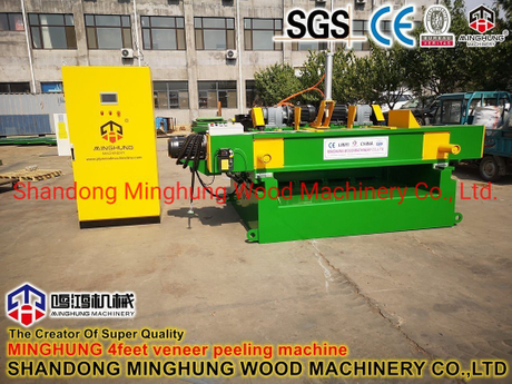 Spindleless Rotary Wood Log Peeling Machine for Peeled Veneer Sheet ...