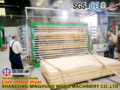 Plywood Dryer Machine - SHANDONG MINGHUNG WOOD MACHINERY CO.,LTD