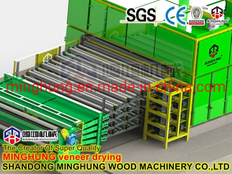 Plywood Veneer Drying Machine Roller Dryer Machine - SHANDONG MINGHUNG ...