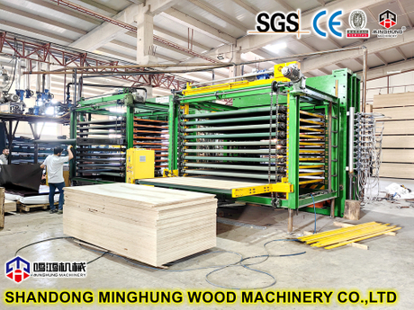 Waterproof Film Faced Plywood Machine Hot Press-Hydraulic Laminated ...