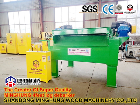 Tree Debarker for Making Wood Veneer - SHANDONG MINGHUNG WOOD MACHINERY ...