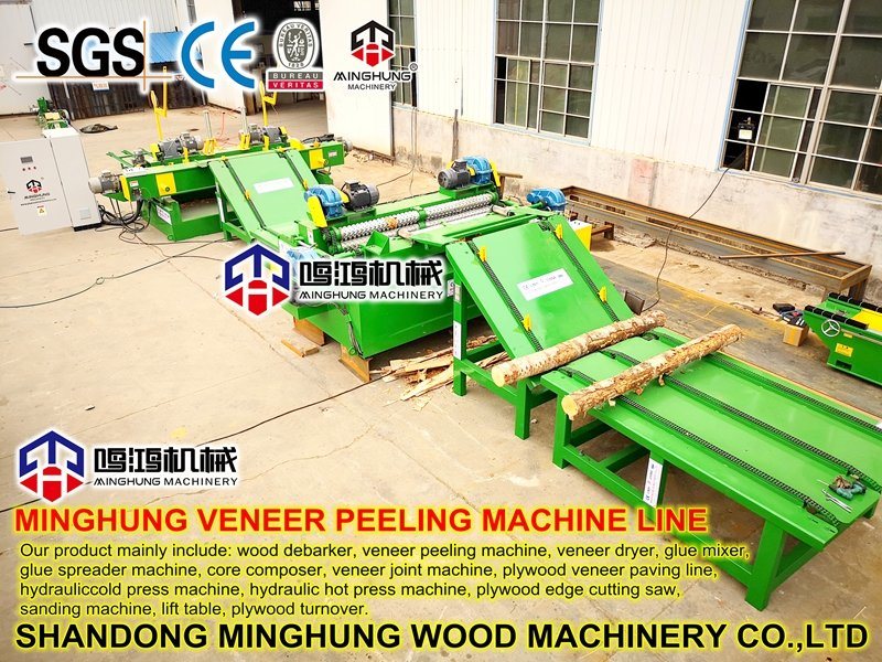 Wood Log Timber Machine for Plywood Veneer Machine - SHANDONG MINGHUNG ...