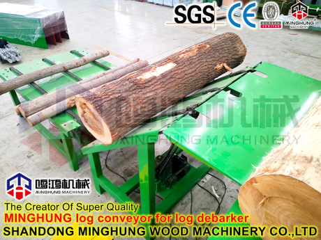 Log Infeeder for Convey Wood Into Wood Veneer Machine - SHANDONG MINGHUNG WOOD MACHINERY CO.,LTD