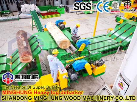 Strong Tree Debarker for Birch Beech Log - SHANDONG MINGHUNG WOOD ...