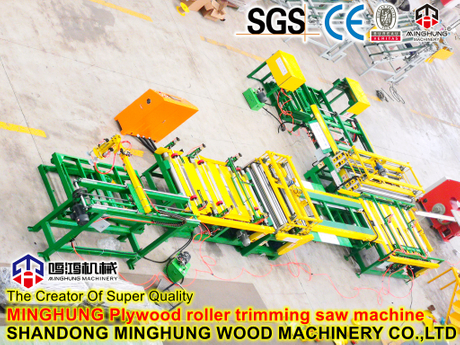 Plywood Making Machine Double Sizer Edge Cutting Saw Machine - SHANDONG ...