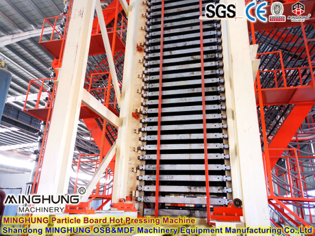 Multi-Layers Hydraulic Particleboard Hot Press with Auto Loading ...