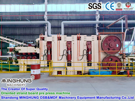 Complete Particleboard Making Machine Pre Press Machine - SHANDONG ...