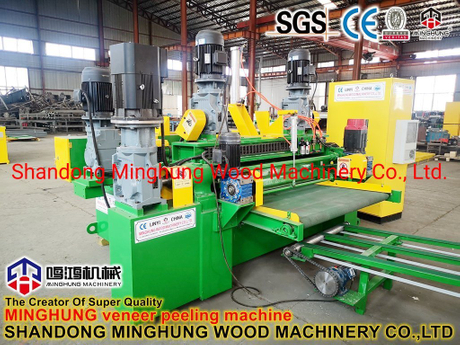 Rotary Wood Peeling Machine for Pine Beech Veneer - SHANDONG MINGHUNG ...