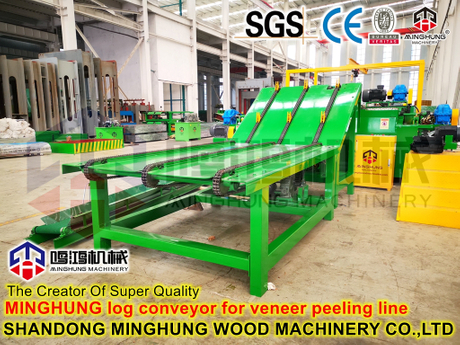 Automatic Log Feeding for Veneer Production Line - SHANDONG MINGHUNG ...