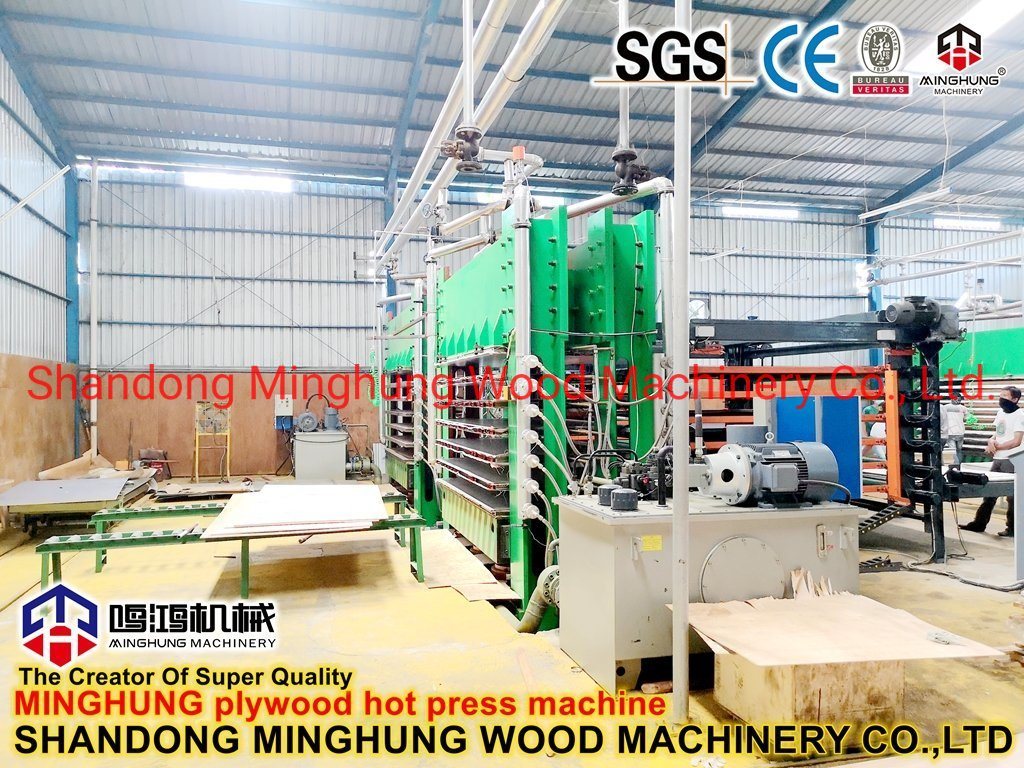 High Pressure Melamine Board Hot Pressing Machine for Melamine Plywood ...