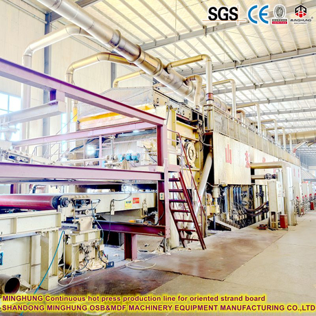 OSB High-pressure Continuous Flat Press Machine with 12 Independent ...